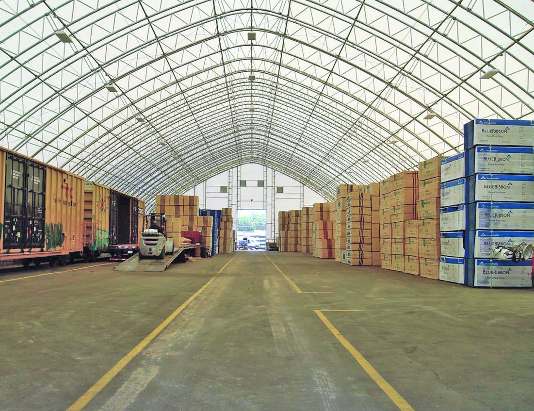 Temporary Warehouse - mining & exploration | ClearSpan