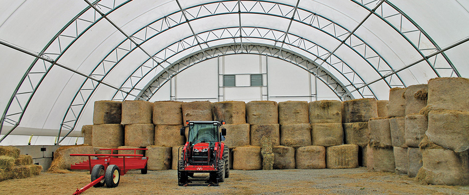 Hay, Grain & Feed Storage | ClearSpan