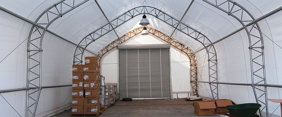 Temporary Construction Warehouse | ClearSpan