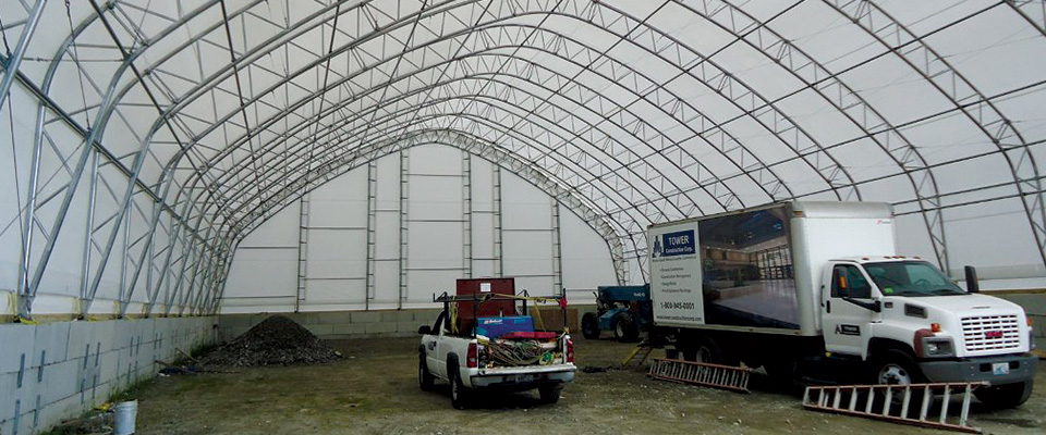 Clear Span Garages for the Oil and Gas Industry