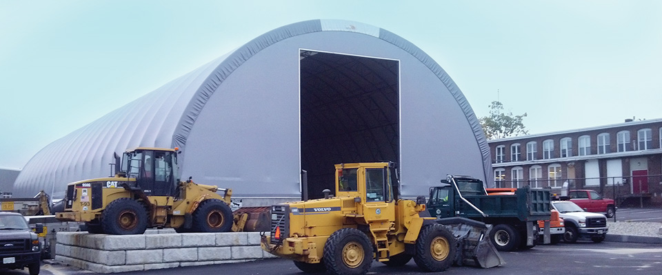 Construction Vehicle Garage – Fabric, Metal or Hybrid