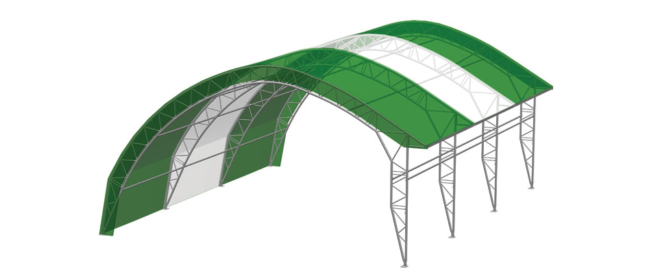 ClearSpan Shows Off New Commodity Building | ClearSpan