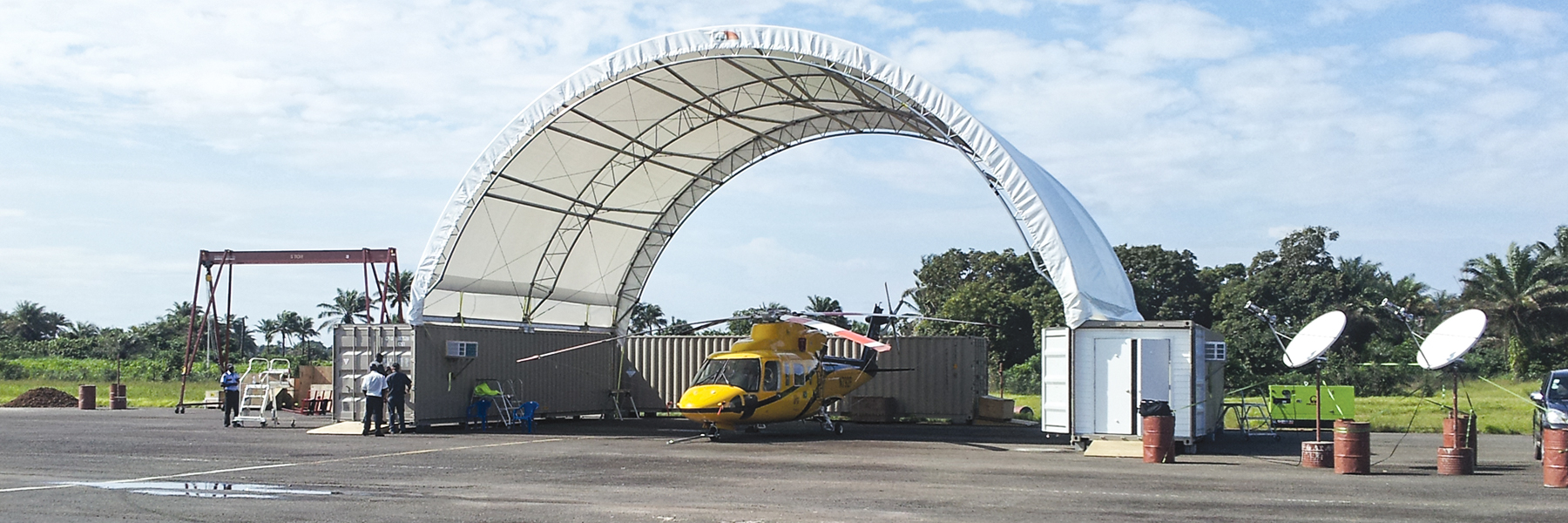 Portable Aircraft Hangar and Storage Building | ClearSpan