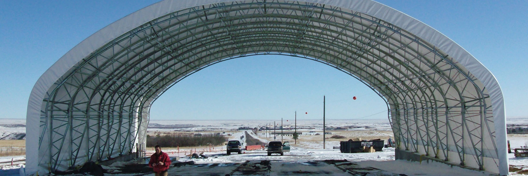 Clear Span Salvage Buildings & Recycling Centers