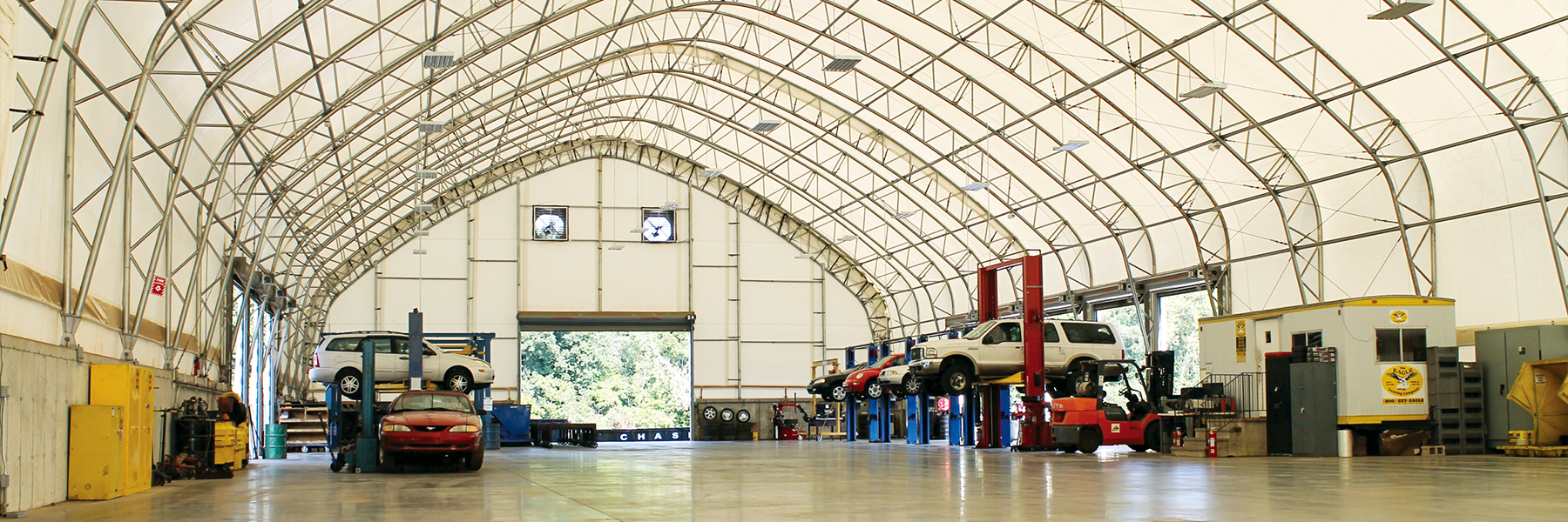 Clear Span Salvage Buildings & Recycling Centers