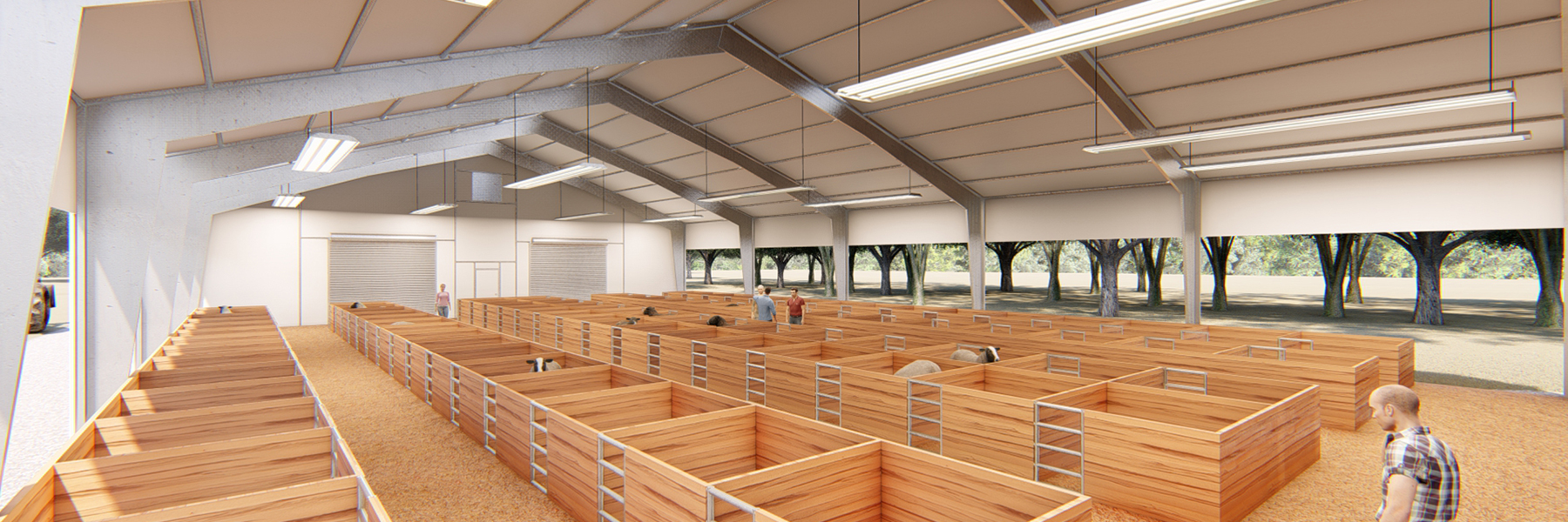 Farm Buildings - Arch Truss Fabric, Metal & Hybrid | ClearSpan