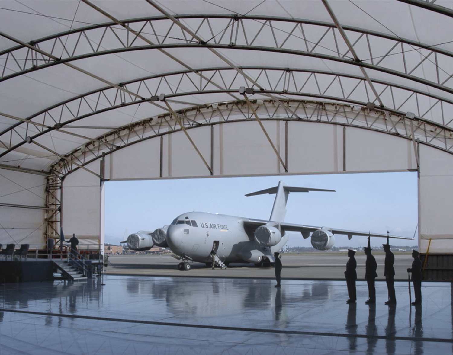 Why A Fabric Structure Is The Best Choice For A Military Tent | ClearSpan