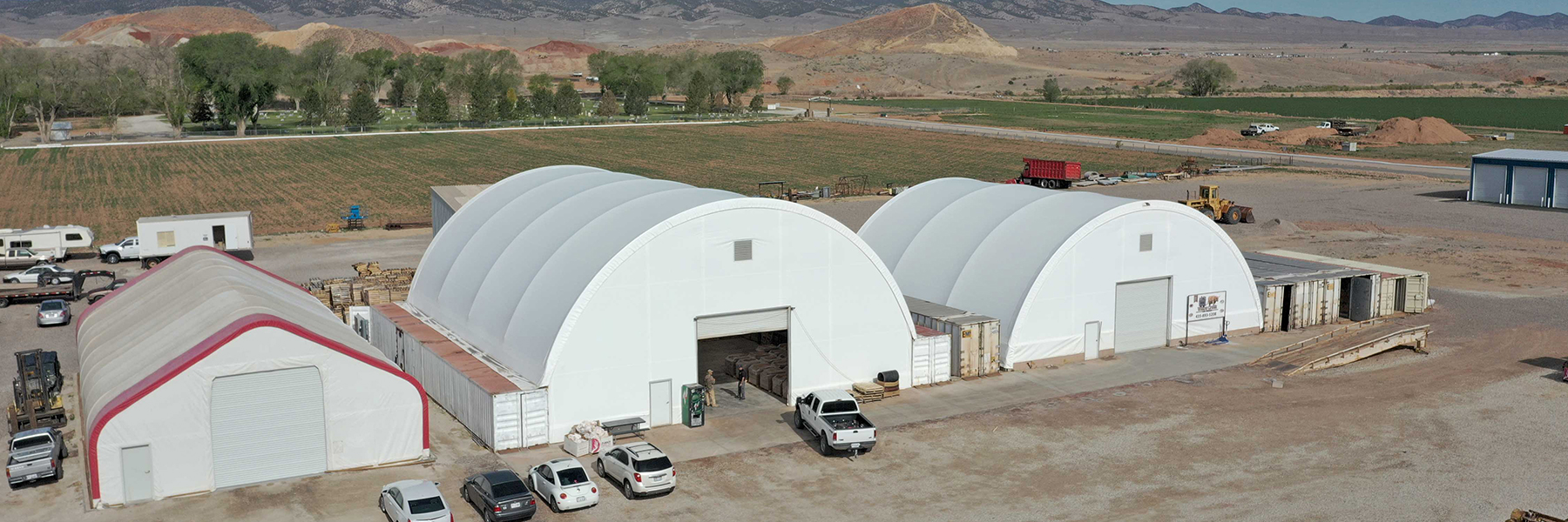 Econoline Truss Container Storage Structures | ClearSpan